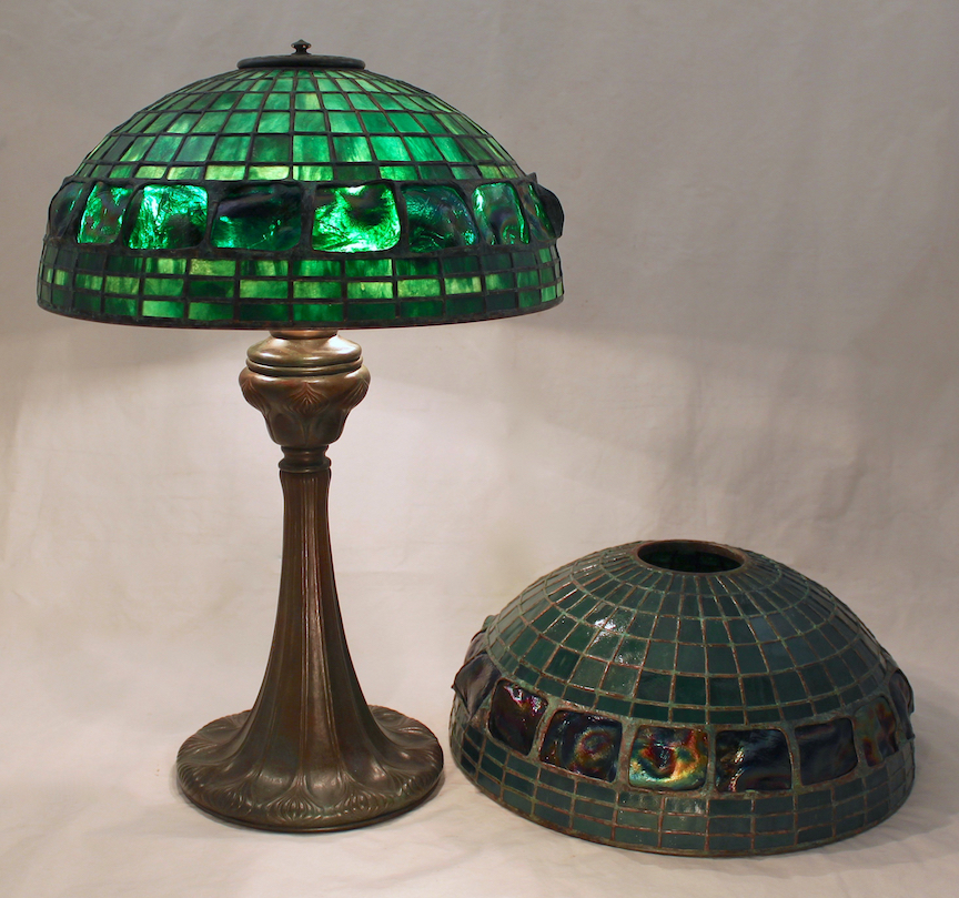 Pair of 16" Turtleback Shades - Century Studios